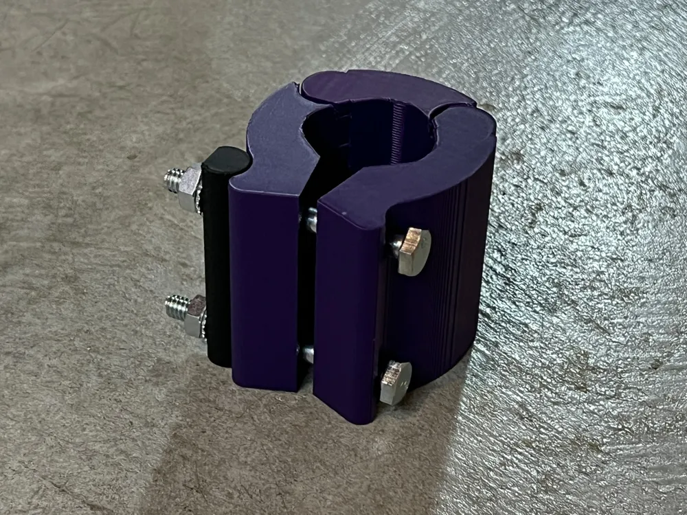 Hinged Pipe Clamp by PuzMaker2024 MakerWorld: Download Free 3D Models