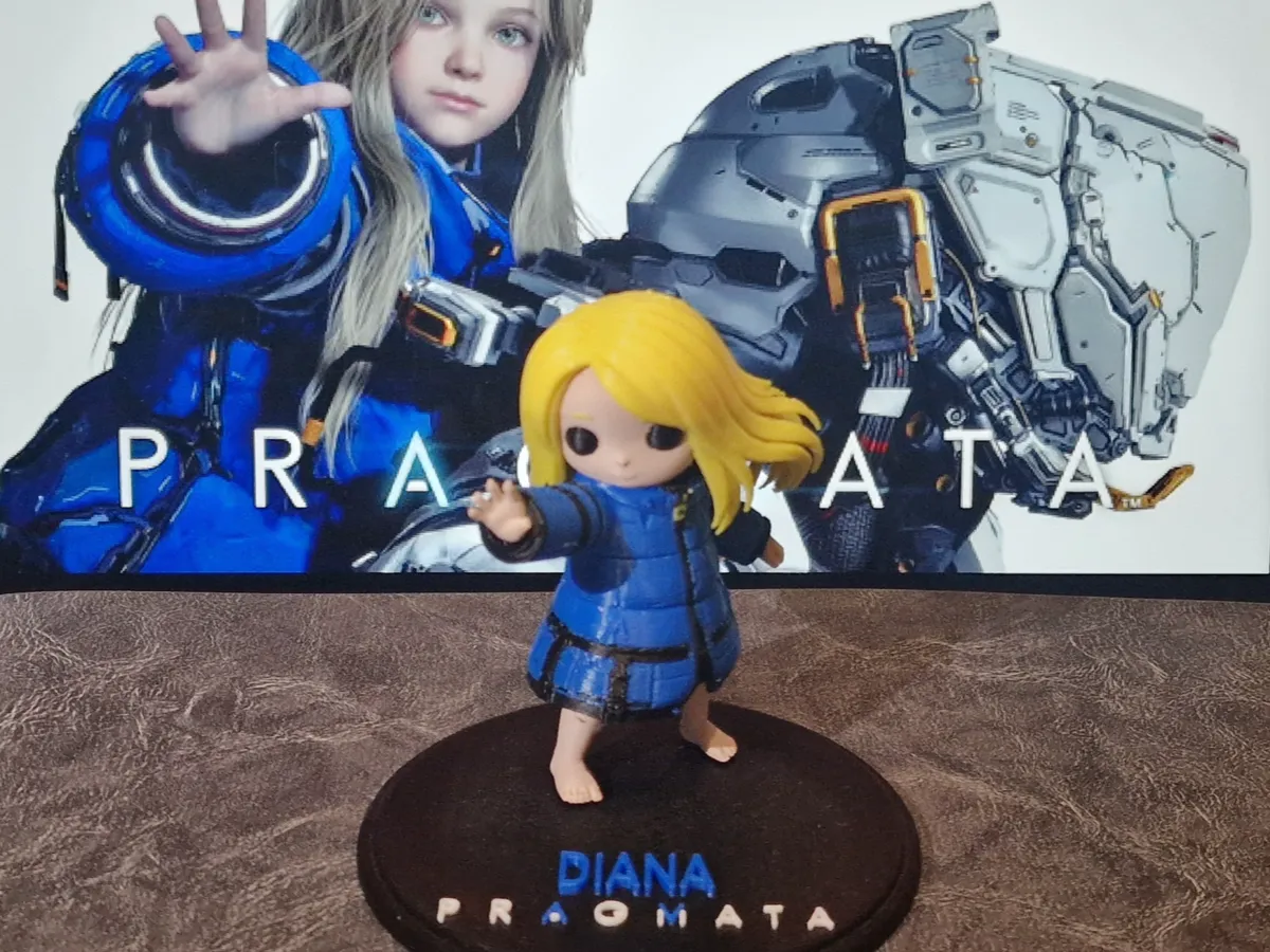 Diana Pragmata Figura Fofa Estilo Funko - Modelo gratuito para ...