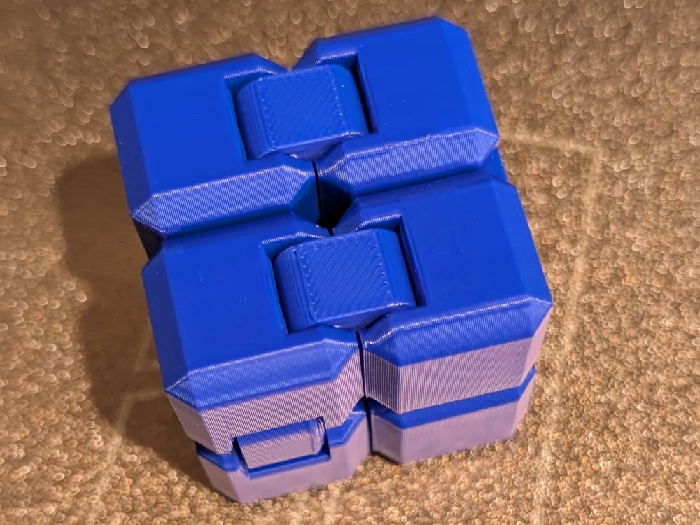 Infinity Cube Fidget Toy - Free 3D Print Model - MakerWorld