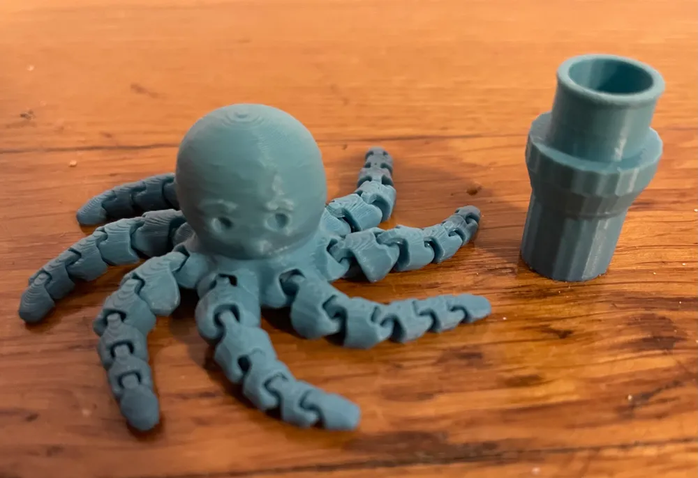 Pencil Topper With Octopus Remixed by ItsNico - MakerWorld