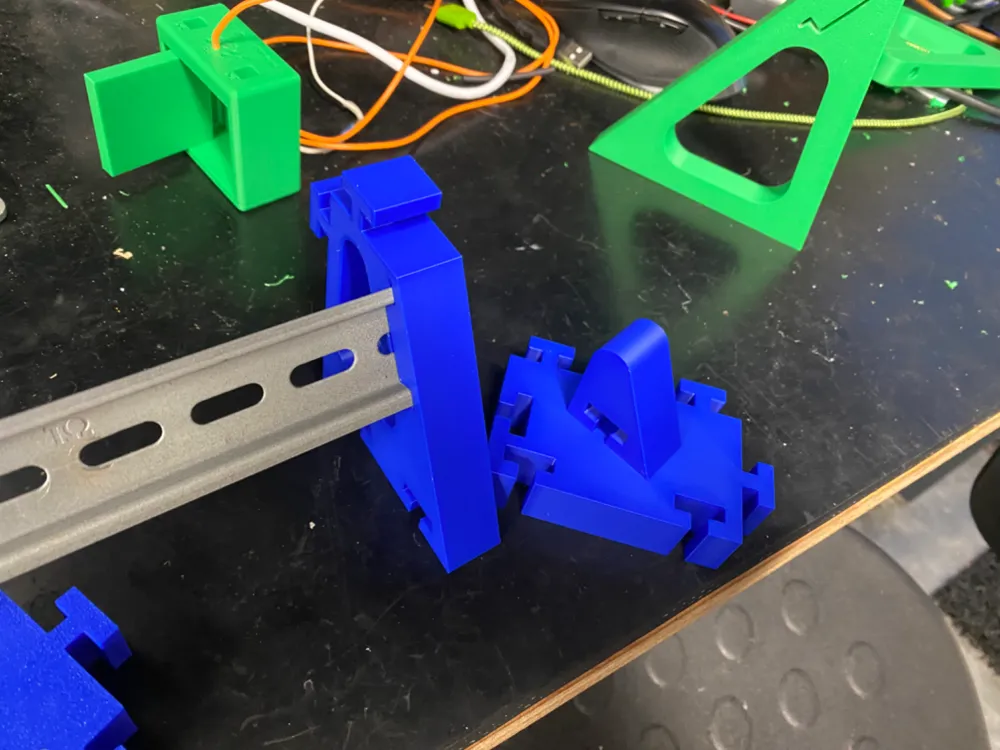 Stackable Din-Rail holder by loanshark MakerWorld: Download Free 3D Models
