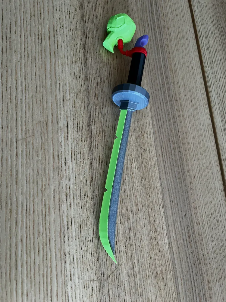 Brawlstar épée kenji oni - Free 3D Print Model - MakerWorld
