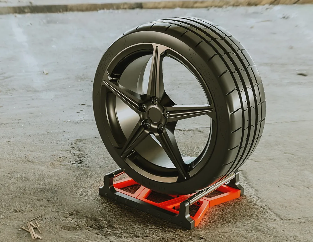 Rotating Tyre and Wheel Detailing Stand by Karol Cichoń MakerWorld ...