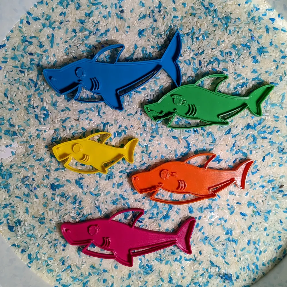 Baby Shark - Play-Doh cutters by bbbenji - MakerWorld