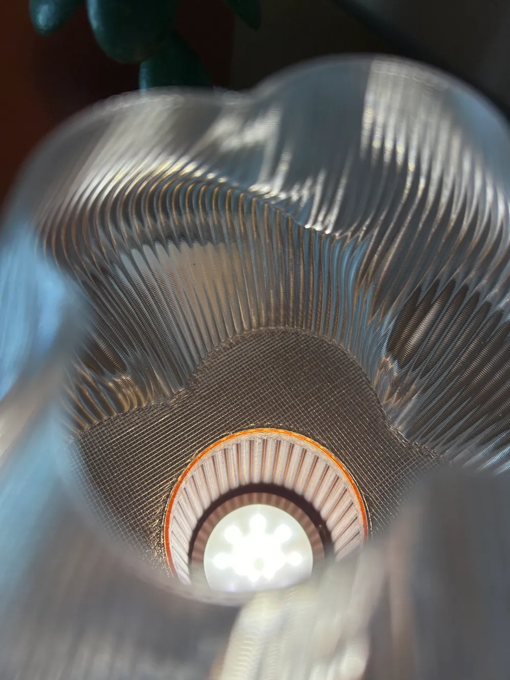 Wavy desktop lamp - shade - led kit 001 compatible by Atelier Gutenberg ...