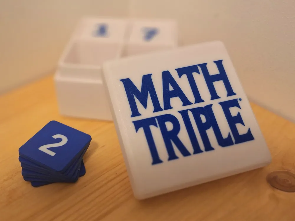 Math Triple - game for basic arithmetic operations by Romeo - MakerWorld