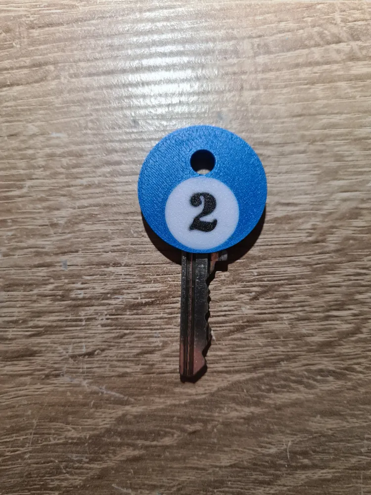 Billiard Ball Key Covers - Free 3D Print Model - MakerWorld