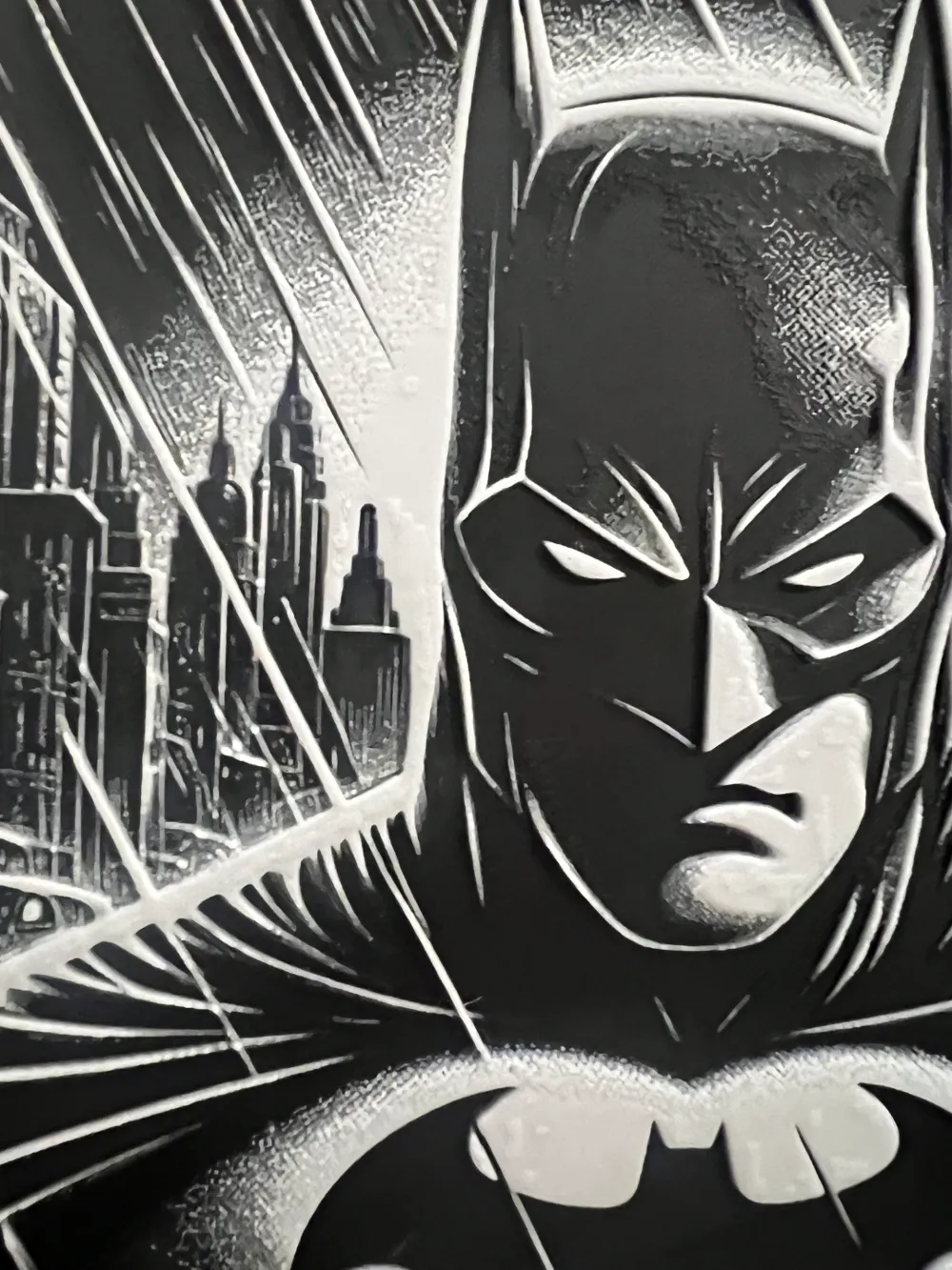 Batman Comic Style Art Sign Hueforge by RP47 Designs - MakerWorld