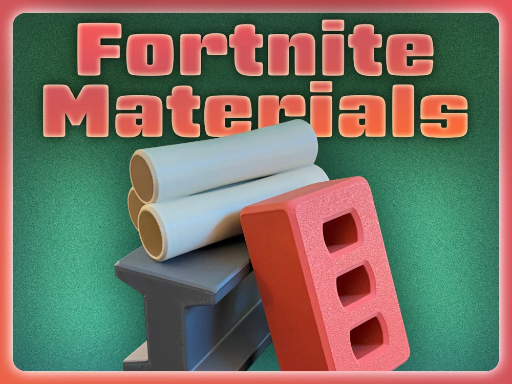 Fortnite Materials by SillyPrintsMakerWorld: Download Free 3D Models