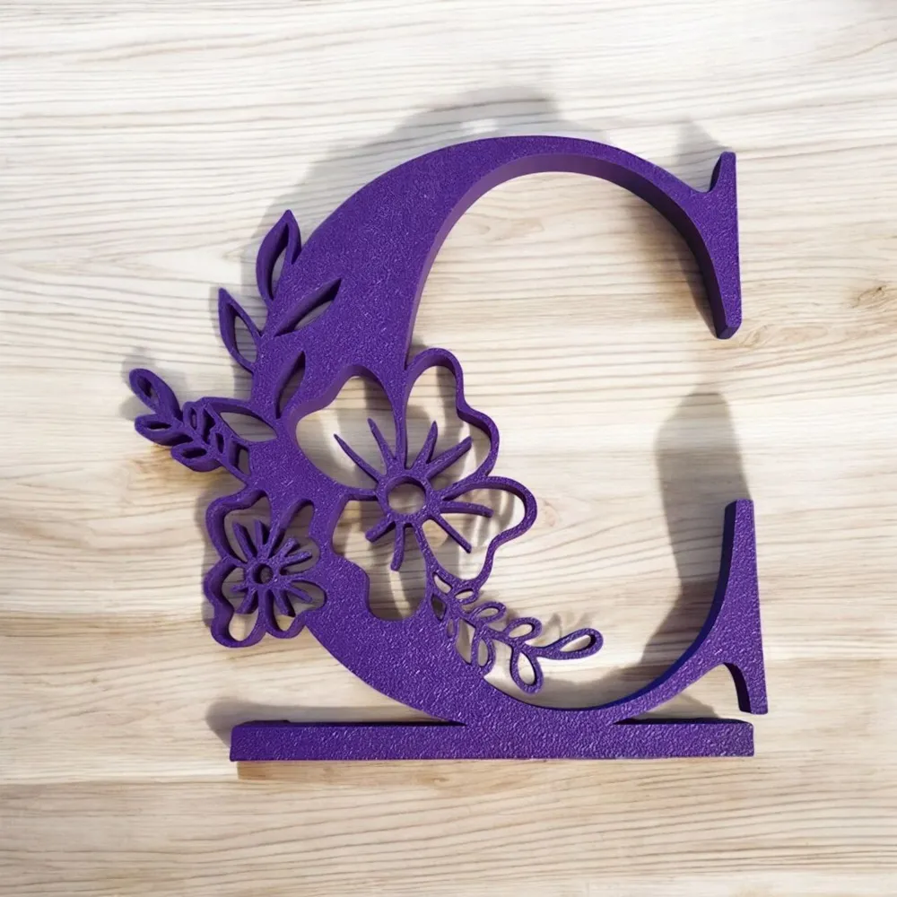 letter C decoration - Free 3D Print Model - MakerWorld