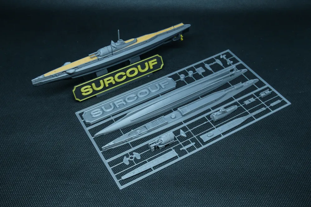 Cruiser Submarine Surcouf by Yurobuild MakerWorld: Download Free 3D Models