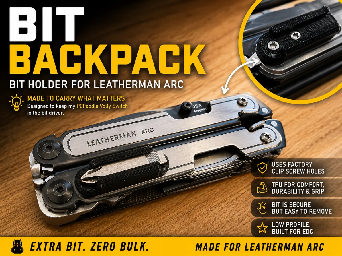 Bit-Rucksack für Multi-Tool – Kostenloses 3D-Druckmodell – MakerWorld