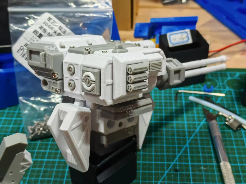 Open Source - BFOX001 Mech Turret Assembly Version (Multi-color multi ...