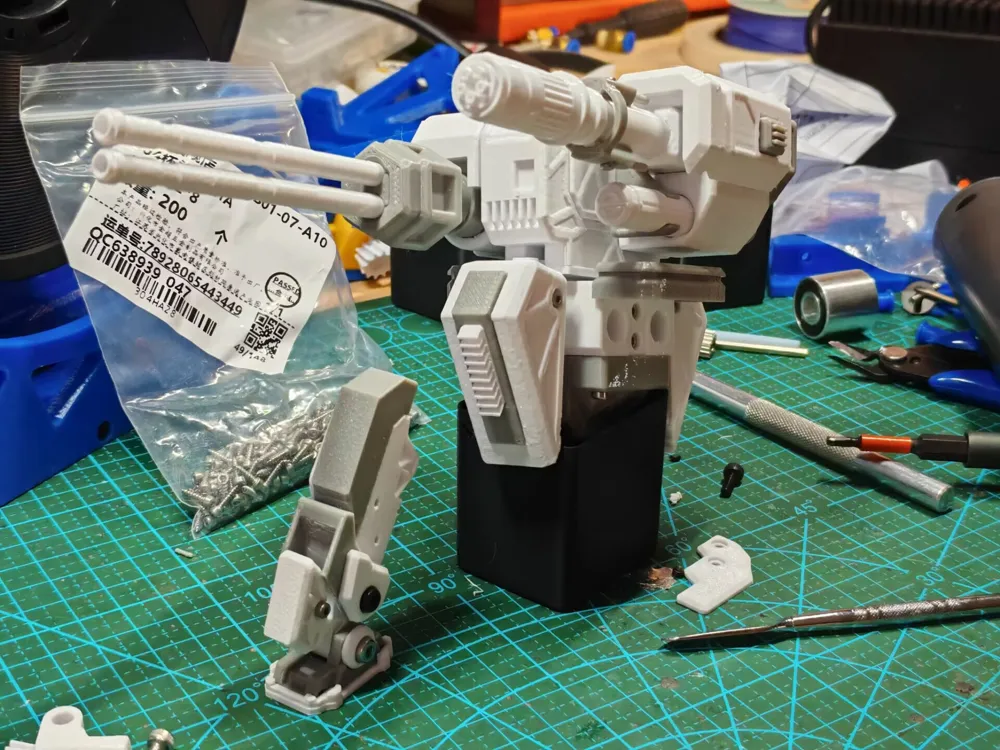 Open Source - BFOX001 Mech Turret Assembly Version (Multi-color multi ...