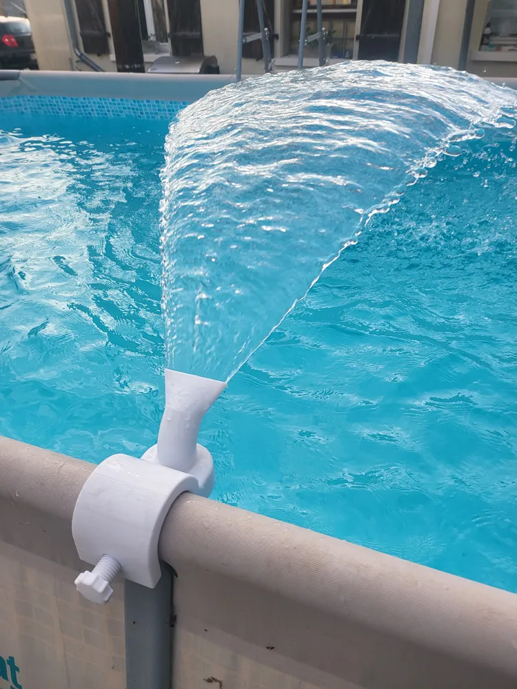 Water jet for a tubular pool / Jet d'eau pour piscine tubulaire by HJ ...