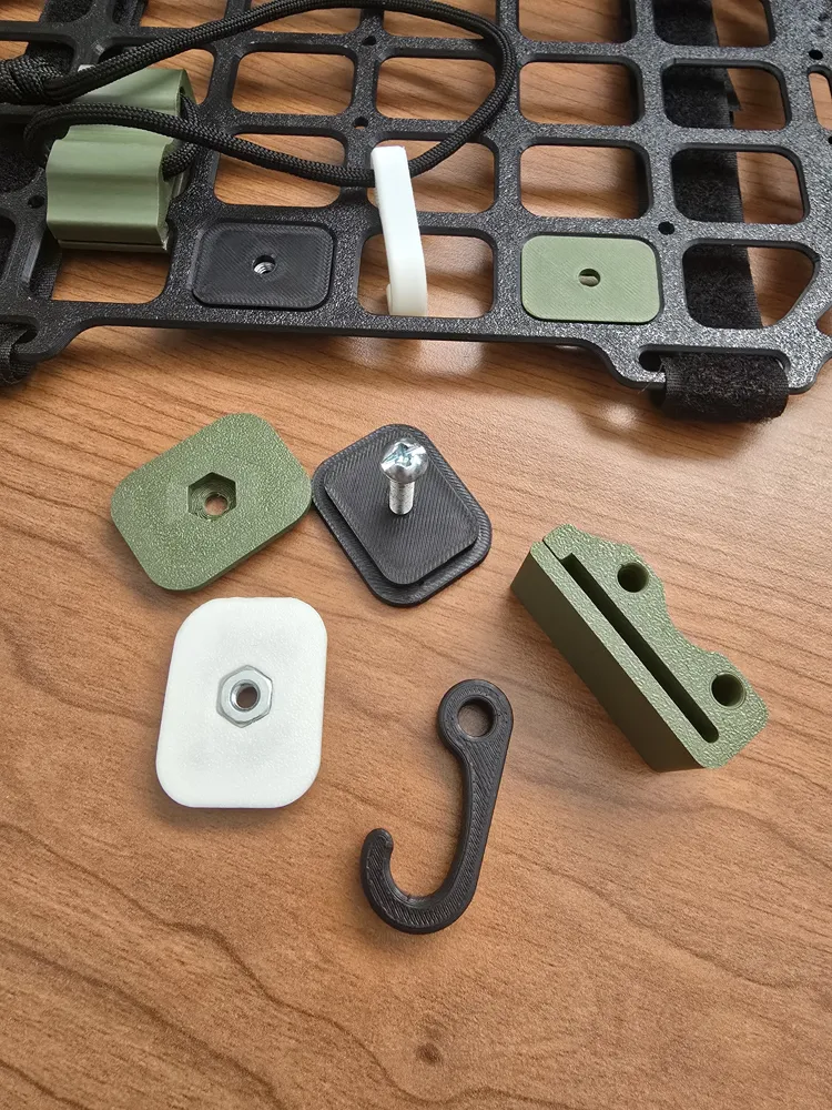 MOLLE Visor Accessories - Free 3D Print Model - MakerWorld