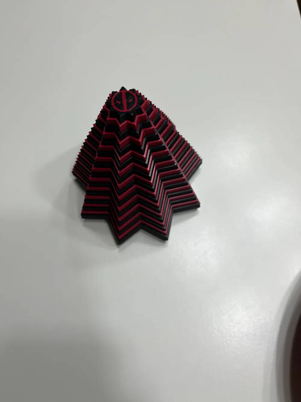 Fidget Star - Deadpool by HypercubeSystems - MakerWorld