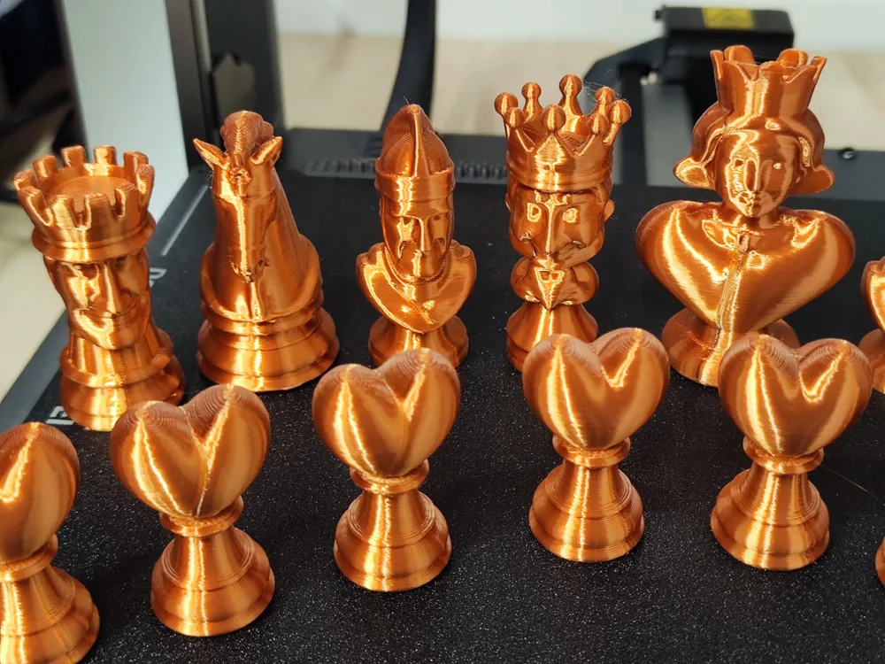 Heart Chess - AI generator by Creatività in 3D - MakerWorld