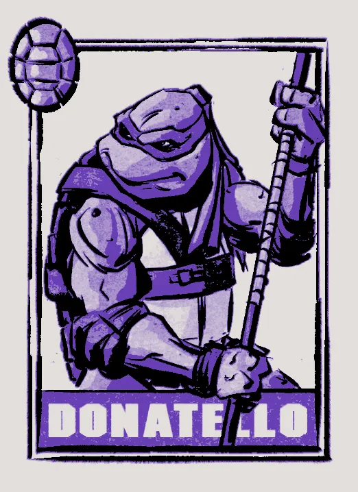 Ninja Turtle / Donatello / Wall Art / HueForge by 3D Prints This Week ...
