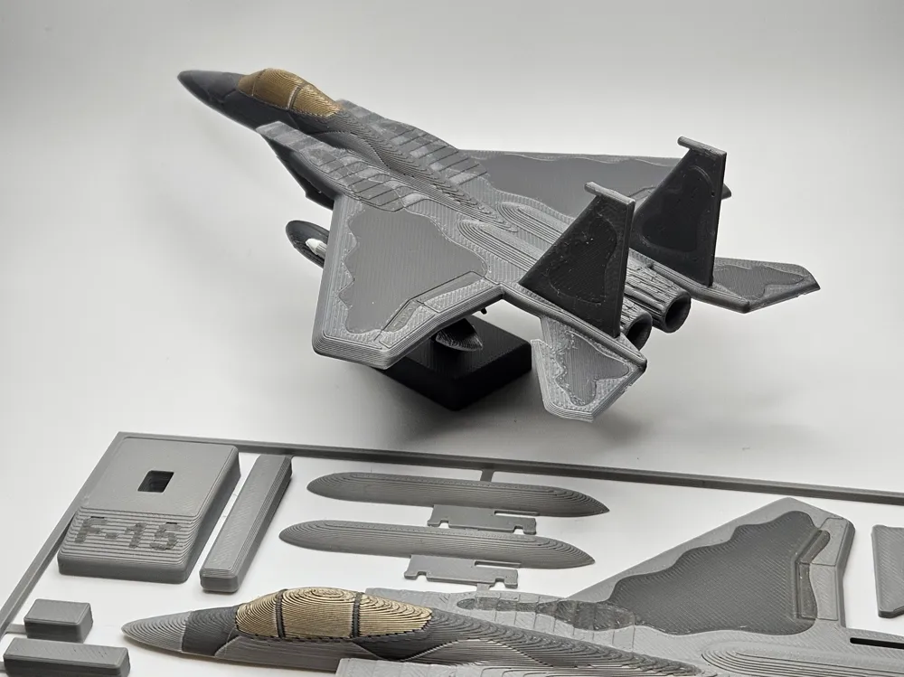 Tarjeta de Kit de Avión F-15 por planes01 - MakerWorld