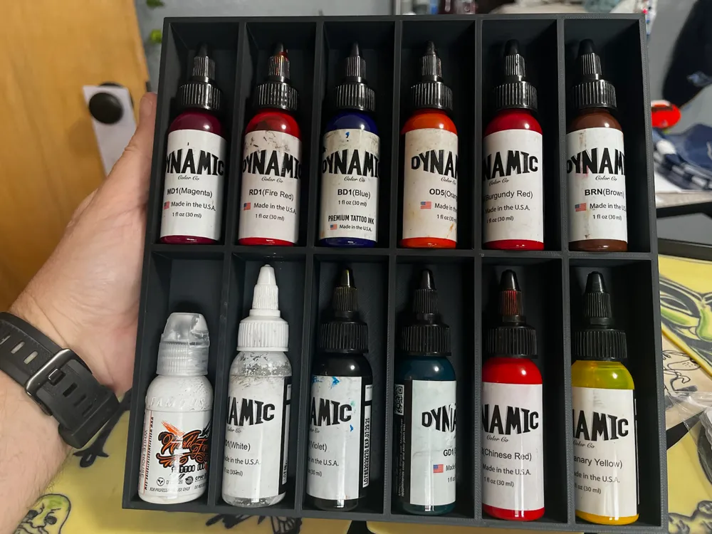 Tattoo Ink Bottle Trays by 3DSpace MakerWorld: Download Free 3D Models