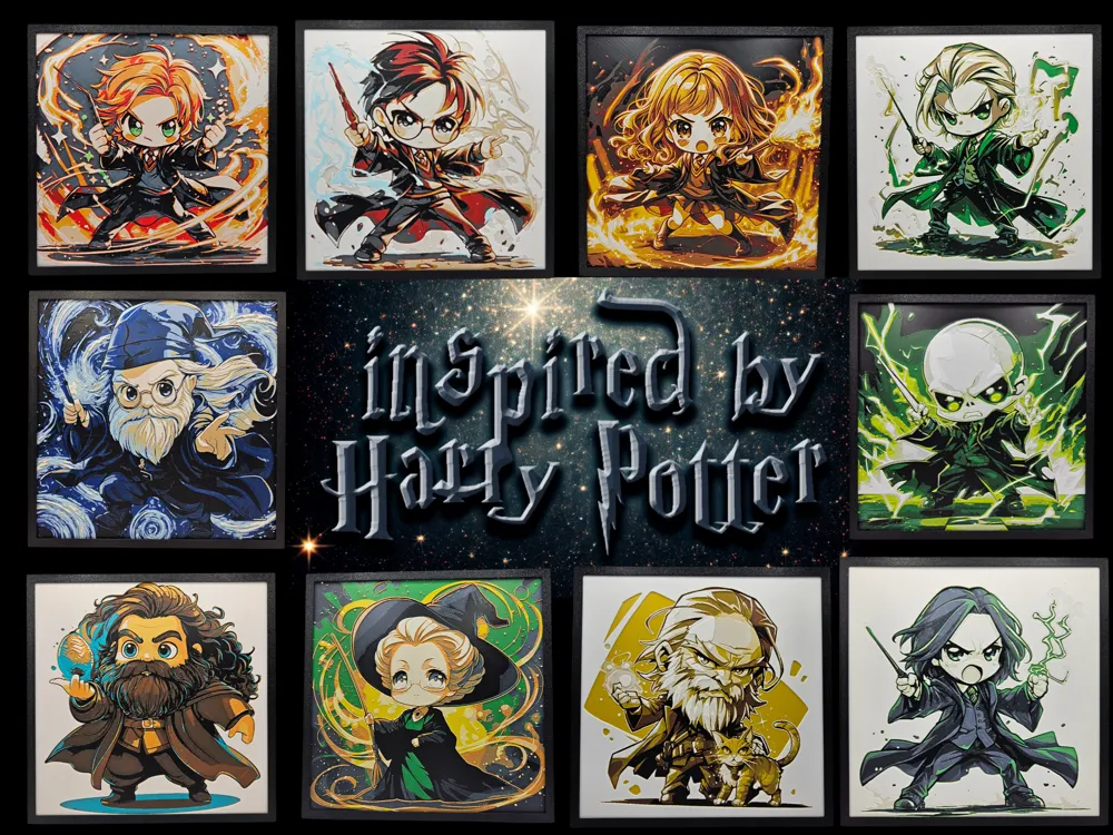 Argus Filch and Mrs. Norris - Chibi Edition by BusyKikiBeeMakerWorld ...