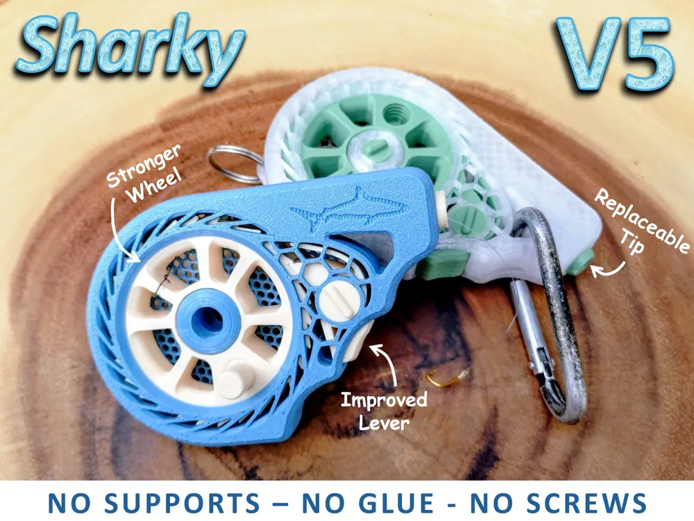 Fishing Rod - Sharky by JH MakerWorld: Download Free 3D Models