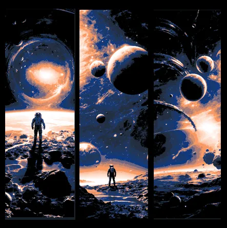 Event Horizon - Fantasy Space Scenes as Set of 3 Bookmarks by ...