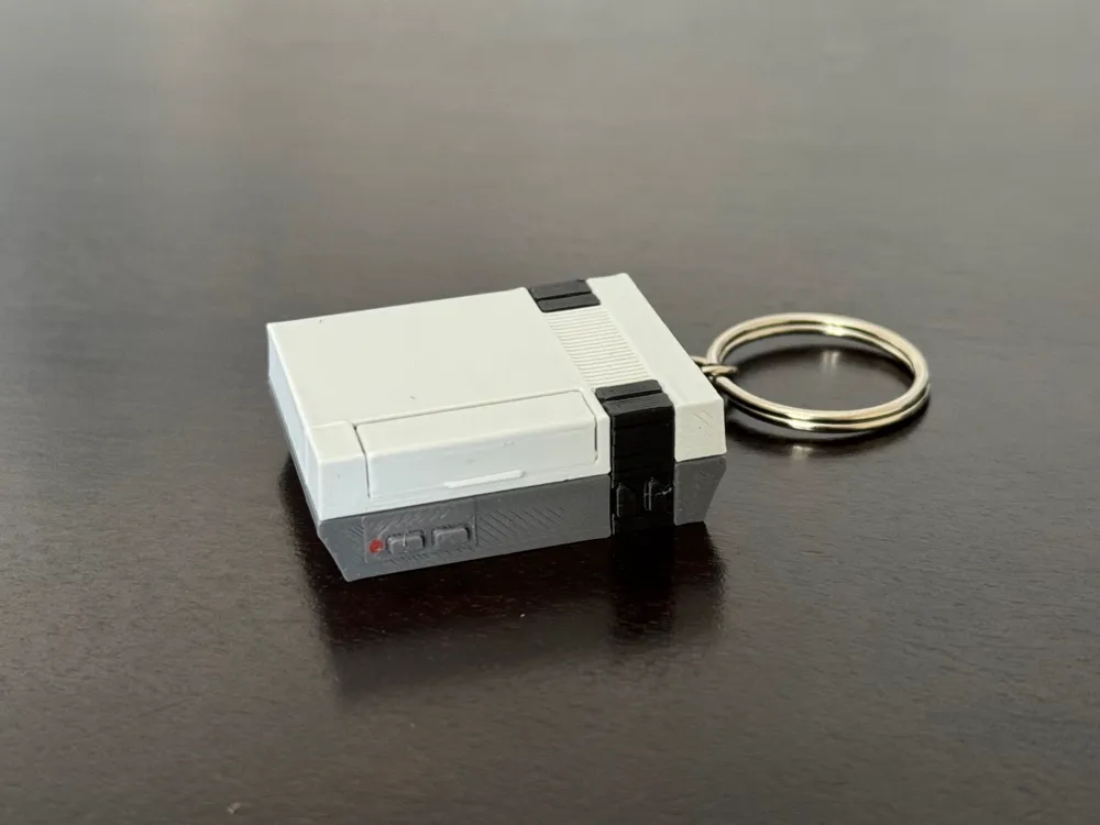 NES MicroSD Holder Keychain by Connor's Creations MakerWorld: Download ...