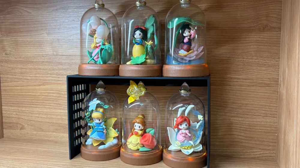 52toys Prize Display Stand, Glass Flower Shadow Display Rack by Kunyi ...