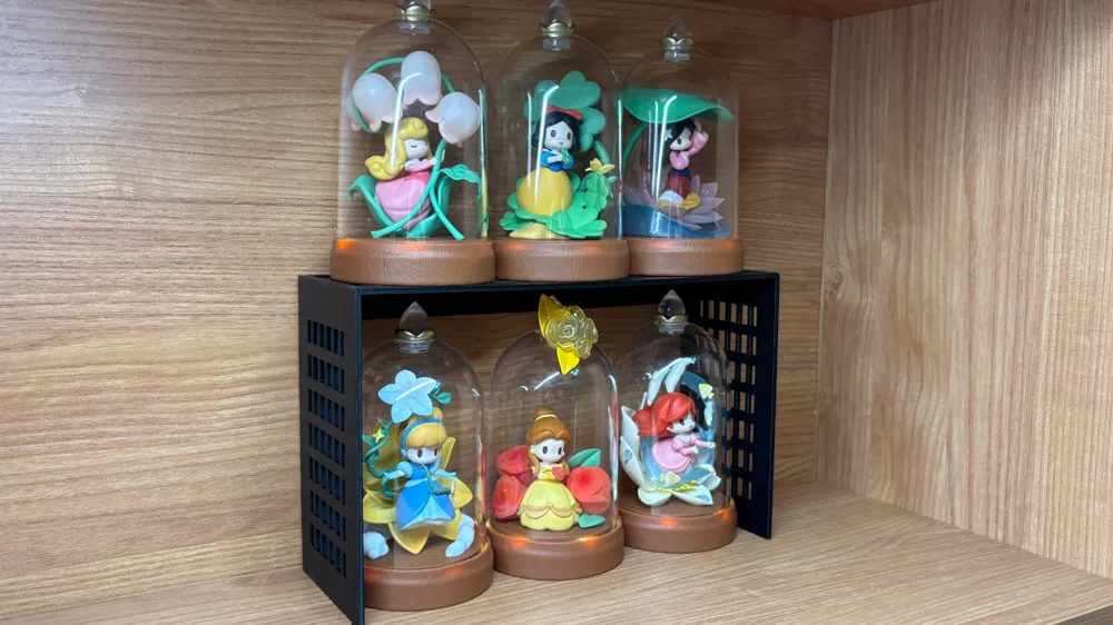 52toys Prize Display Stand, Glass Flower Shadow Display Rack by Kunyi ...