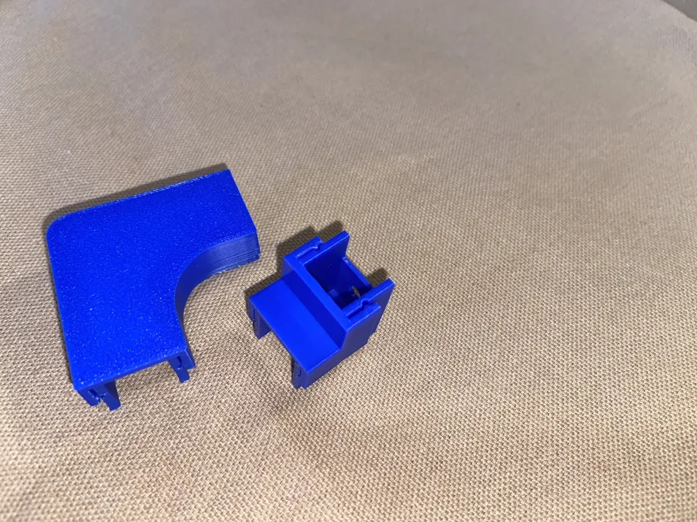 Modular 90° Corners for Electrical Cable Trunking - Free 3D Print Model ...