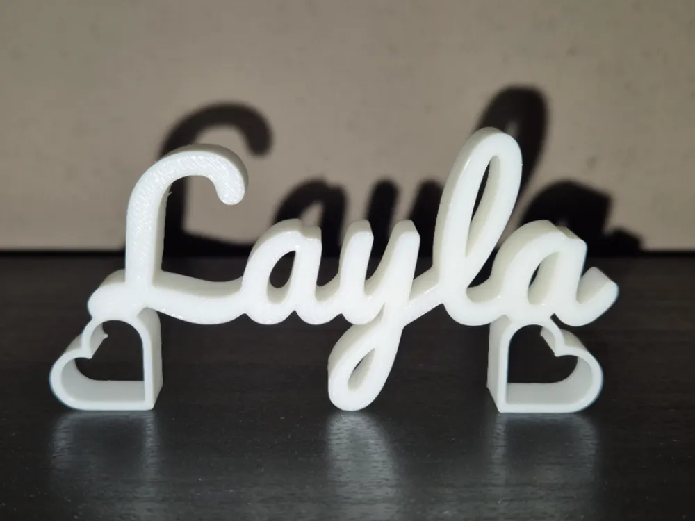 Layla Name Sign Display Decor by GabT - MakerWorld