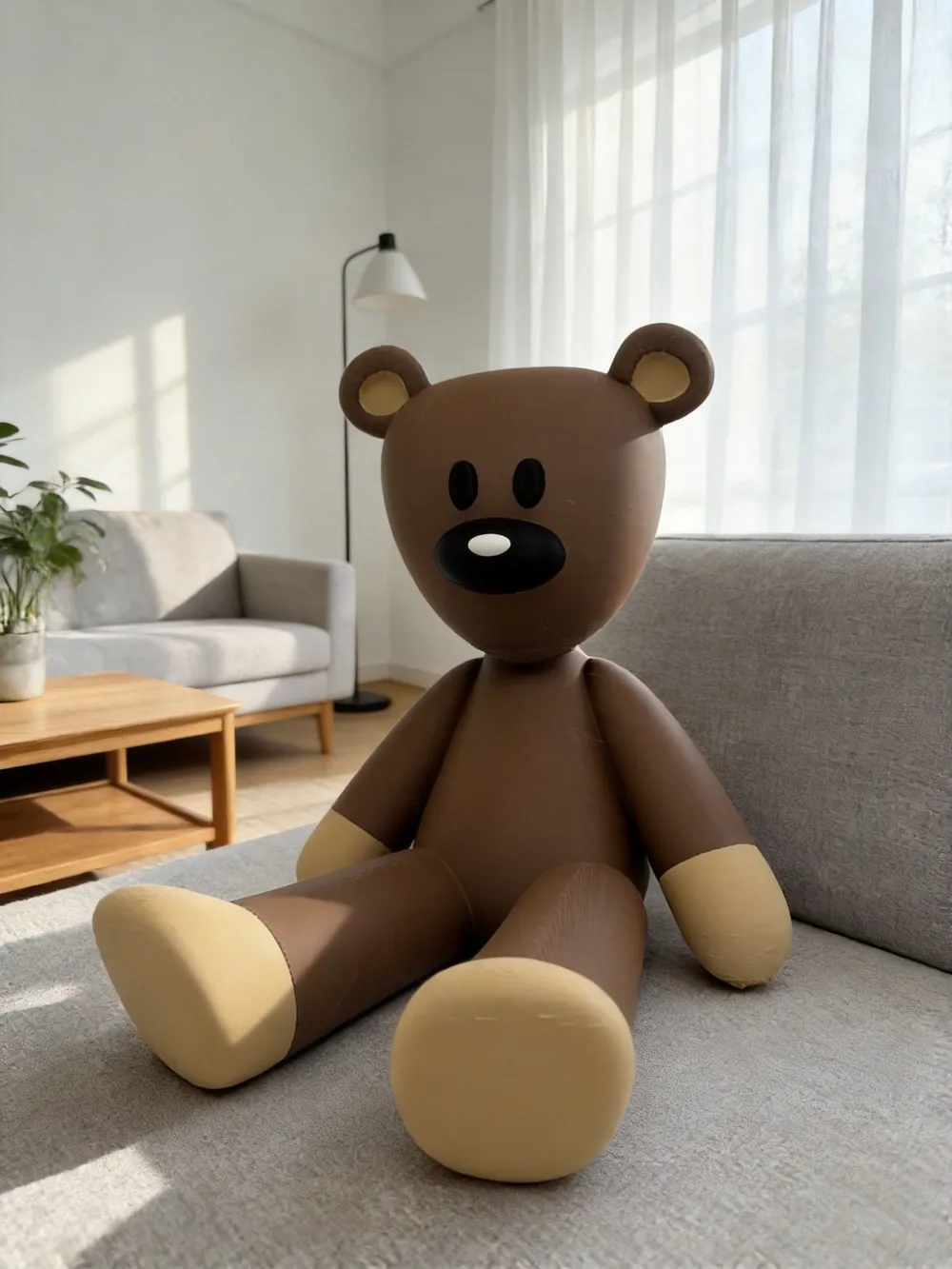 Mr Bean's Teddy (Cartoon Version) - Free 3D Print Model - MakerWorld