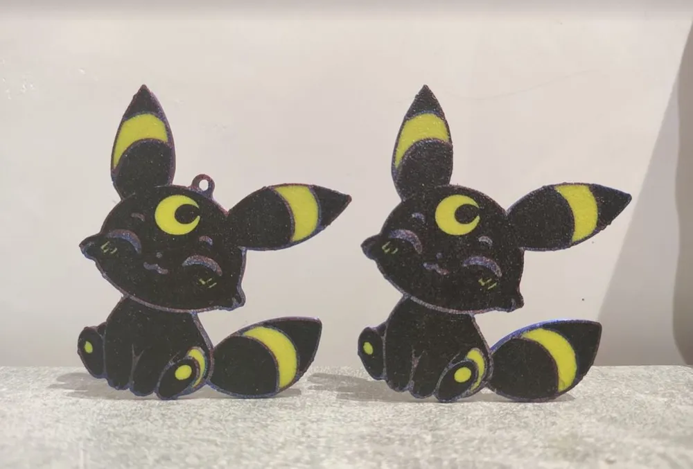 Pokemon Umbreon keychain or magnetic by Mimi Team - MakerWorld