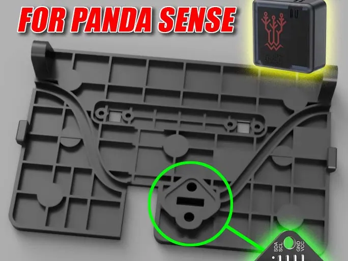 Montura Lowrider Panda Touch + Panda sense by JG3D_prints MakerWorld: Download Free 3D Models