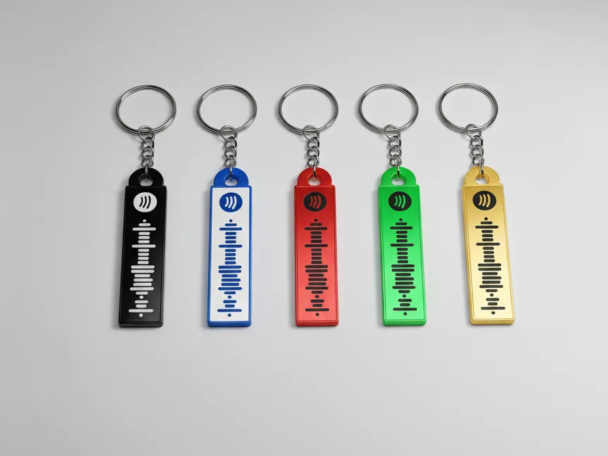 Customizable Spotify Keychain - Free 3D Print Model - MakerWorld