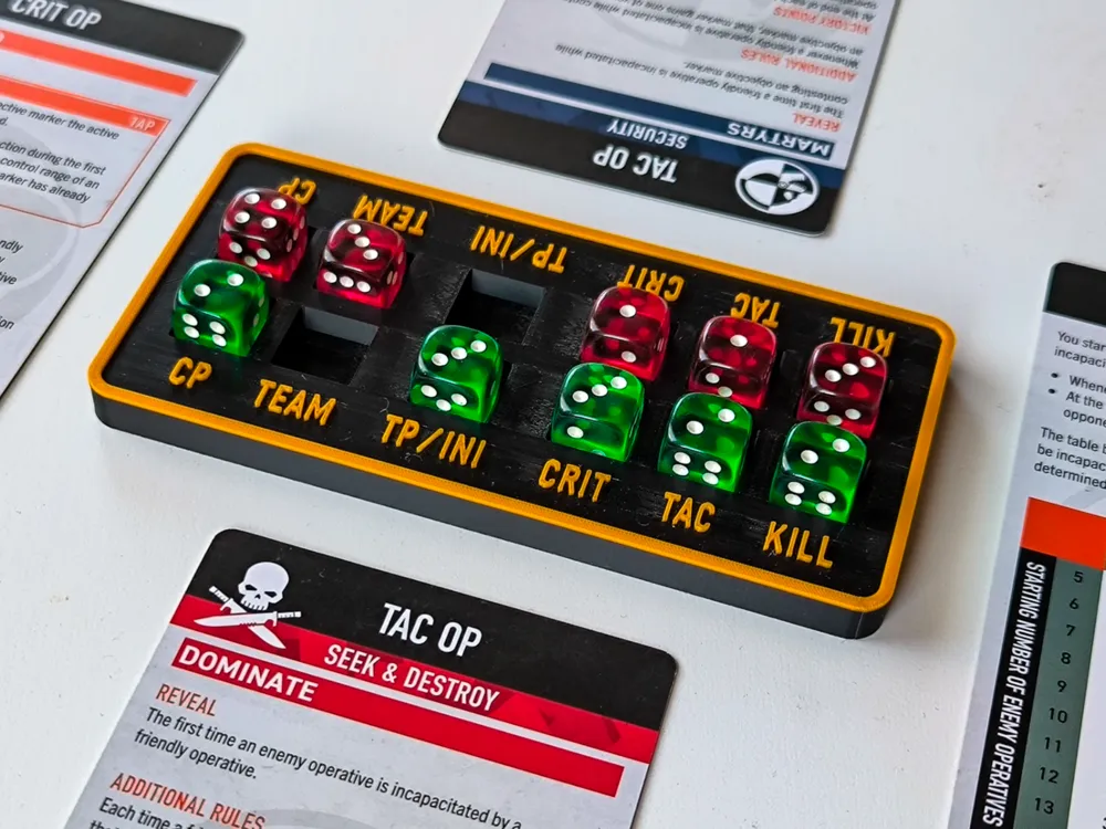 Kill Team 2024 score tracking board for 2 players - Free 3D Print Model ...