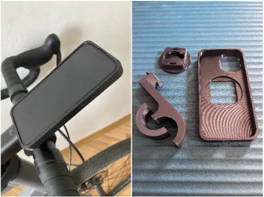 Iphone 13mini / 12mini Case with Bike Mount - Free 3D Print Model ...