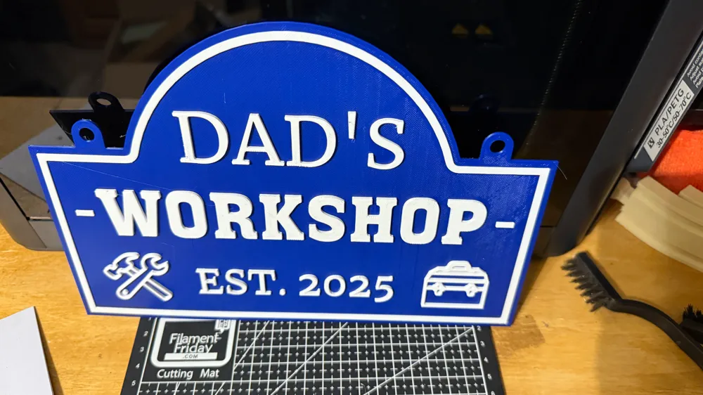 Workshop/Garage Hanging Sign by TravelerTT - MakerWorld
