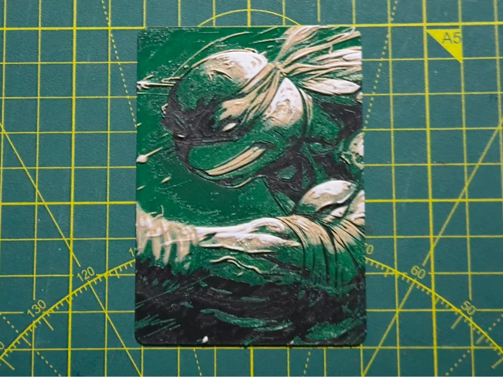 MTG Commander Deck Box inlay TMNT HueForge - Free 3D Print Model ...