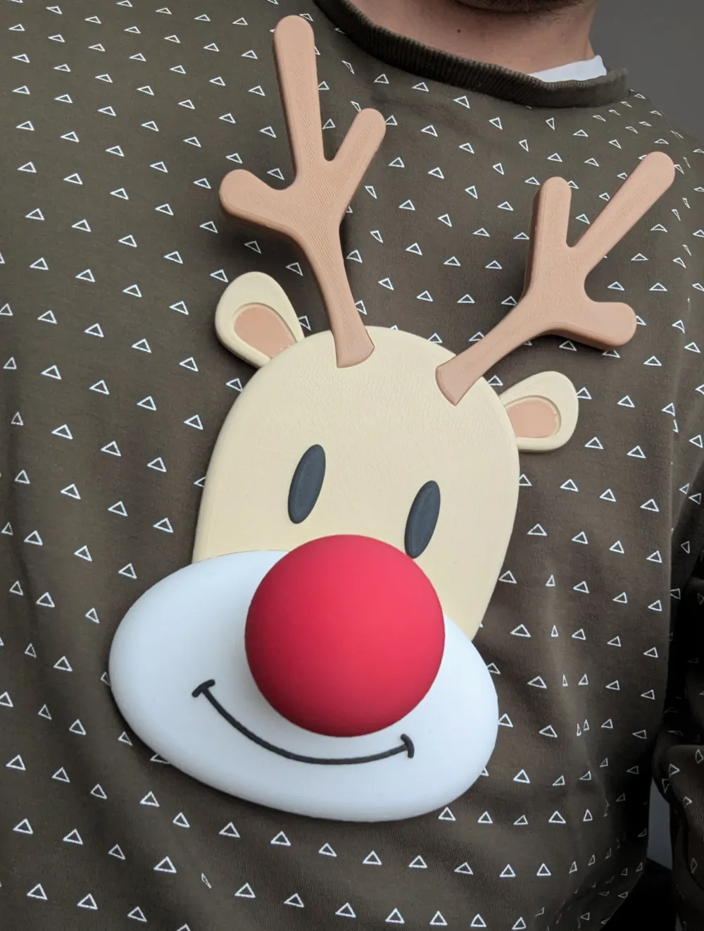 Christmas Rudolph Ornament - Free 3D Print Model - MakerWorld