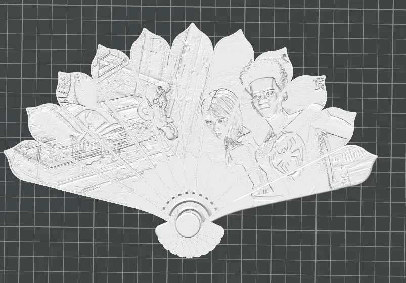Spider-Man: Across the Spider-Verse Movie Fan Folding Fan Animation ...