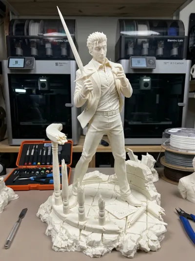 Higuruma Executioner's Sword - Free 3D Print Model - MakerWorld