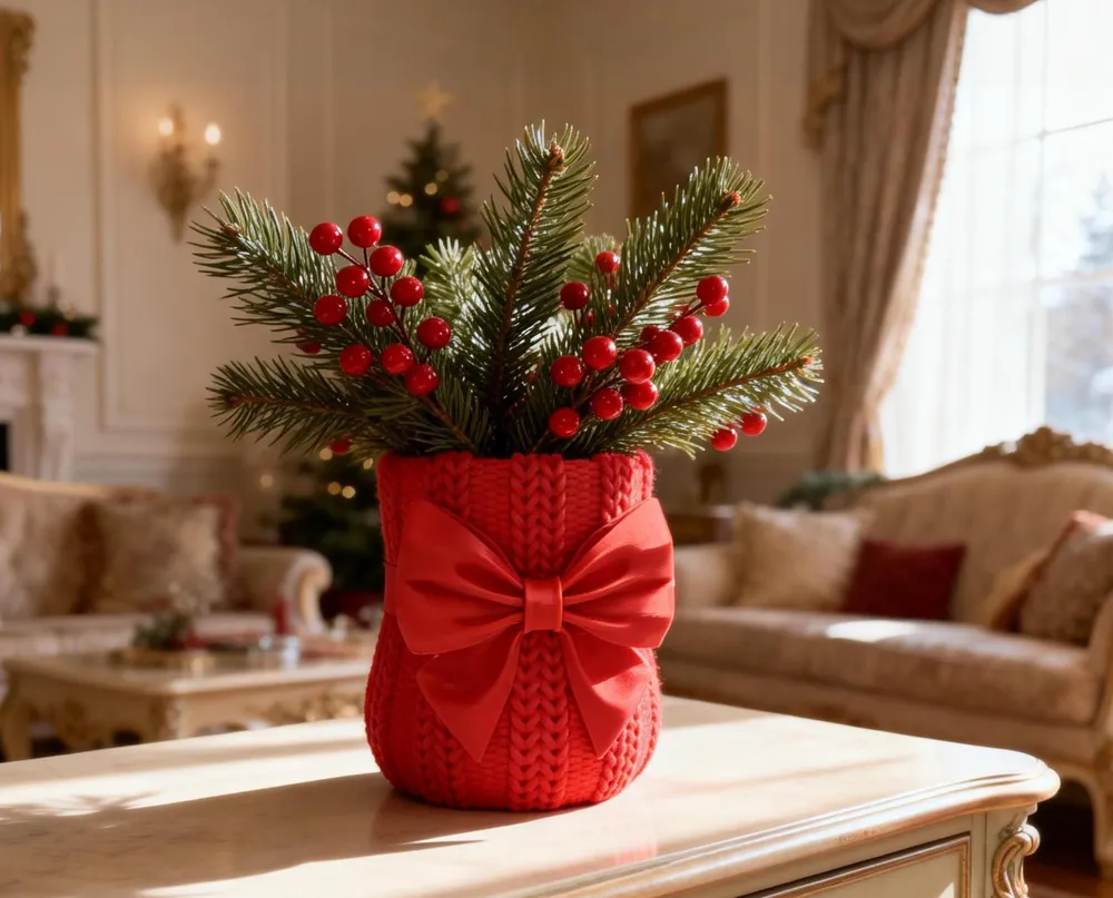 Cute Knitted Bowknot Vase - Free 3D Print Model - MakerWorld
