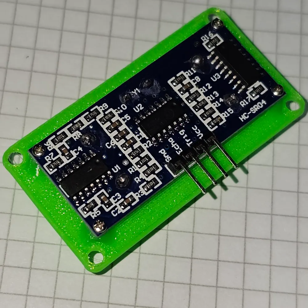 Ultrasonic sensor HC-SR04 holder - Free 3D Print Model - MakerWorld