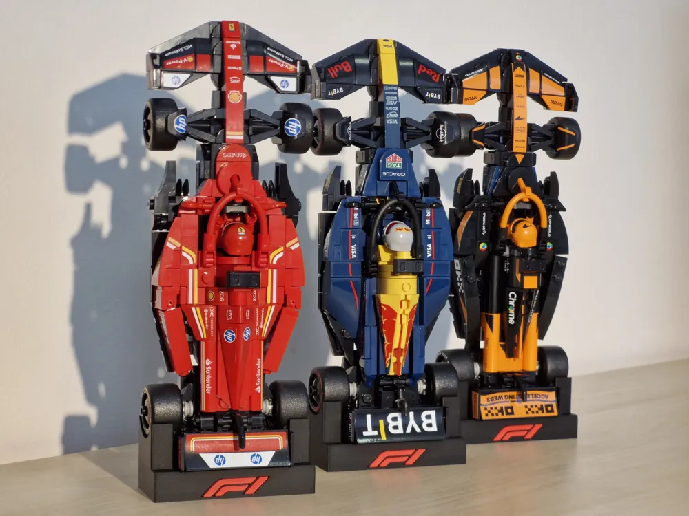 Legó F1 Vertical Stand - Free 3D Print Model - MakerWorld