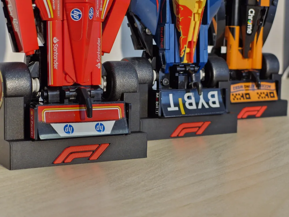 Legó F1 Vertical Stand - Free 3D Print Model - MakerWorld