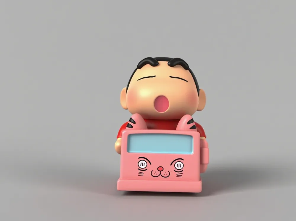 Crayon Shin-chan Toy Car - Shinnosuke Nohara - Cute Chibi Figure ...