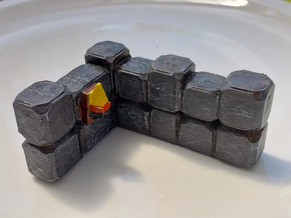 Ultimate Stone Wall Terrain Set (14 Pcs) - D&D by Maker Girl Millie ...